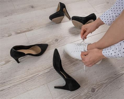 Premium Photo Low Section Of Woman Wearing High Heels