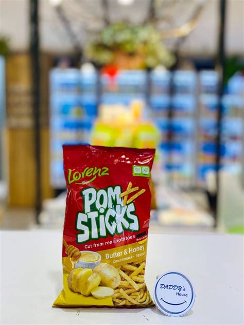Snack Khoai Tây Pom Sticks Lorenz Vị Bơ Và Mật Ong 70g Daddys House