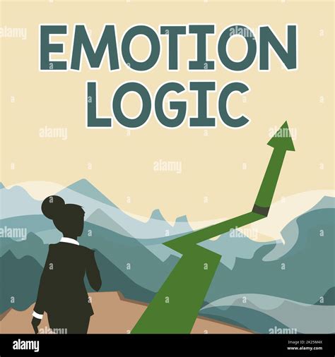Inspiration Showing Sign Emotion Logic Concept Meaning Heart Or Brain