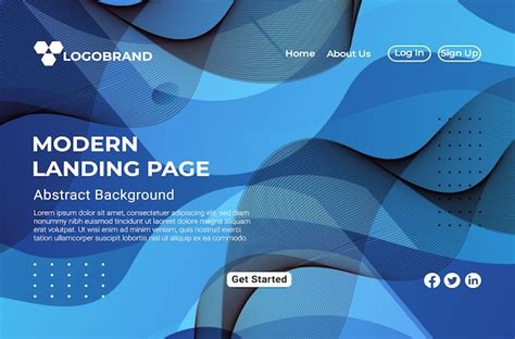 Premium Vector Vector Abstract Colorful Geometric Landing Wave Line