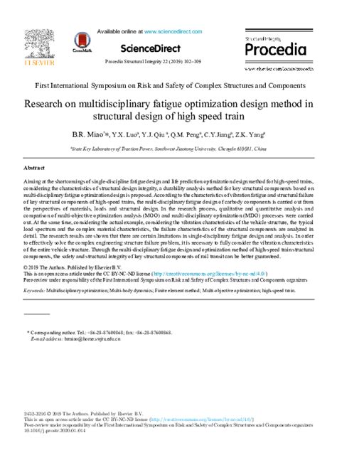 Research On Multidisciplinary Fatigue Optimization Design Method In