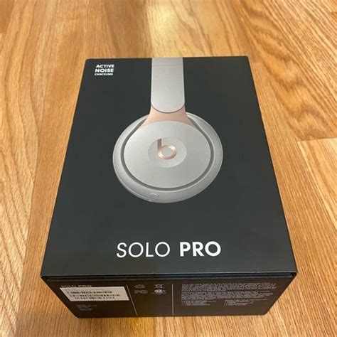Beats Solo Pro Wireless Noise Canceling On Ear Headphones In Grey In Ear Headphones Noise