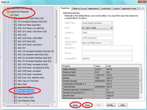 Cad Design Center How To Apply Material In Solidworks
