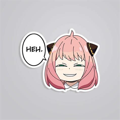 Anya Forger Heh Anime Stickers