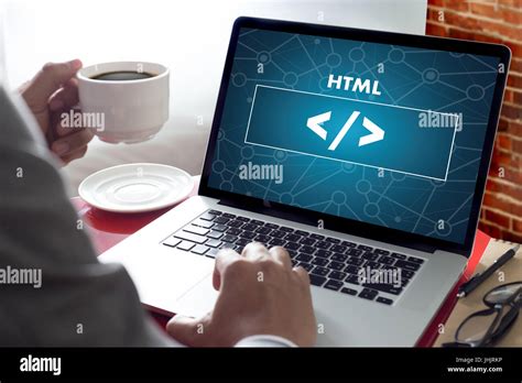 Php Html Developer Web Code Design Programmer Working In A Software In