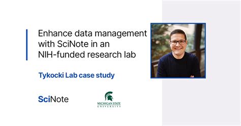 Enhance Data Management With Scinote In An Nih Funded Research Lab