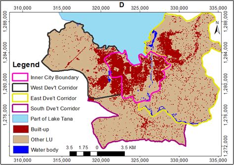 The Spatial Patterns And Expansion Of Built Ups In Each Developmental Download Scientific