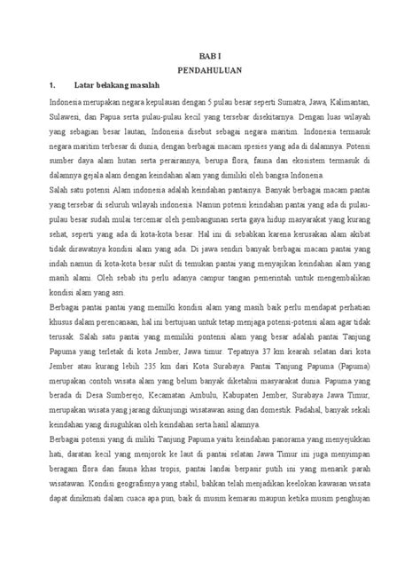 Contoh Proposal Wisata Pdf