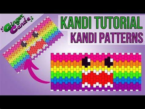 How To Read A Kandi Pattern Kandi Tutorial GingerCandE Kandi Patterns Kandi Cuff