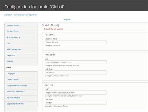 Localized Configuration Drupal Org