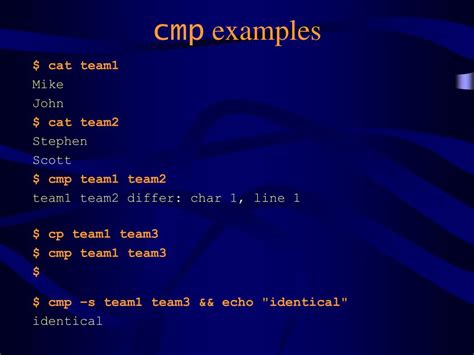 Ppt More Unix Utilities Find Diffcmp Atcrontab Tr Powerpoint