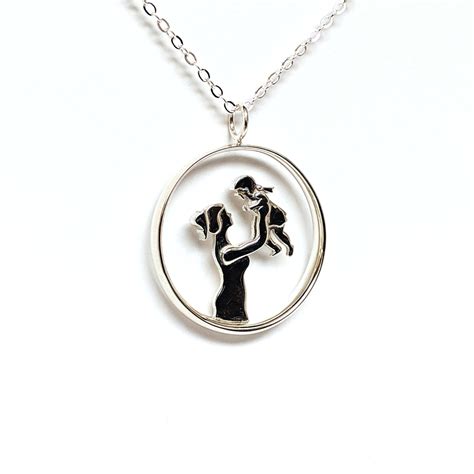 Mother And Daughter V1 Pendant Necklace Motherhood Collection