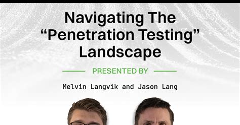 Trustedsec Navigating The “penetration Testing” Landscape