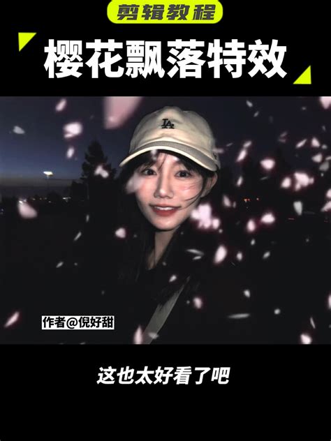 这个樱花飘落特效是如何制作的 度小视