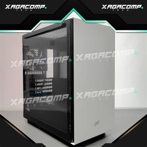 Casing Deepcool Macube 110 Tempered Glass Gaming Case White Lazada