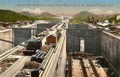 Construction Panama Canal 432 Postcards