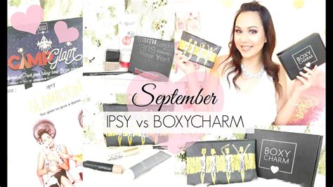 Ipsy Vs Boxycharm September Amberallure Youtube