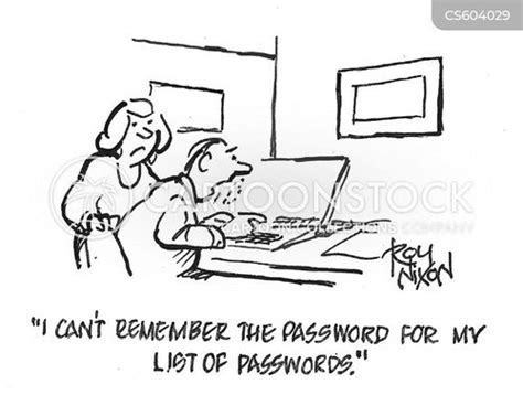 Digital Password Cartoons And Comics Funny Pictures From Cartoonstock
