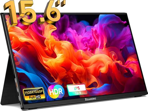 Xgaming Monitor Portátil De 156 Pulgadas 1080p Fhd Ips Usb C Para