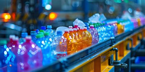 Sorting Plastic And Paper Waste On A Conveyor Assembly Line For