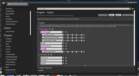 Input Error Calling A Action Map Game Development Stack Exchange