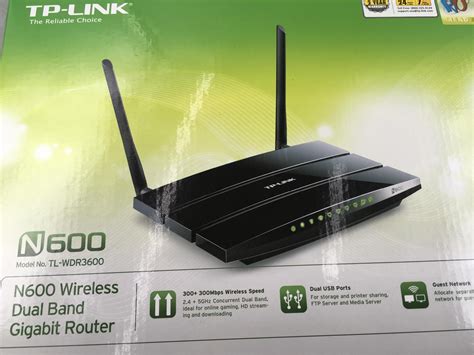 Tp Link N600 Wireless Wi Fi Dual Band Router Tl Wdr3600
