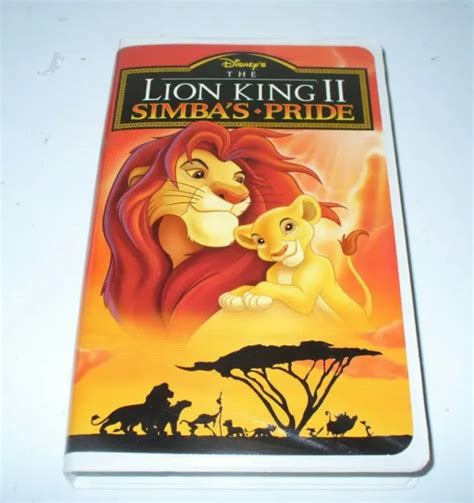 DISNEYS THE LION King II 2 Simbas Pride VHS 1998 8804 EUR 2 84