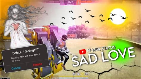 Free Fire 🥲 Sad Love 😭🥀 Ll Sad Shayari Status L Free ️‍🩹sad😣love