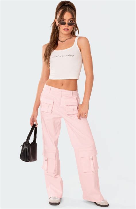 Edikted Joan Low Rise Cargo Pants Nordstrom