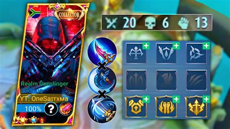 ALDOUS THE NEW CRAZY MARKSMAN BUILD AND EMBLEM SET ALDOUS BEST BUILD