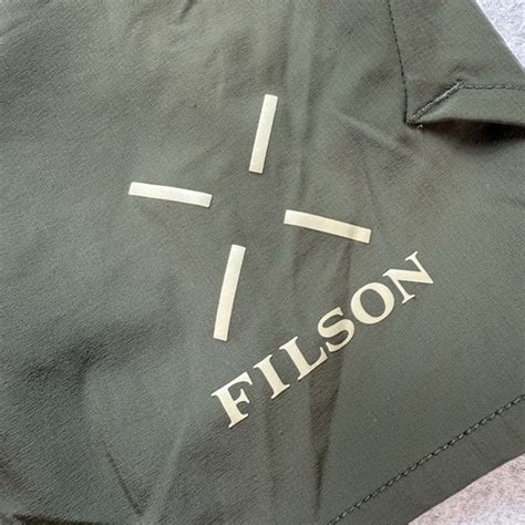 Filson X Ten Thousand Mens 7” Lined Tactical Short In Green Size