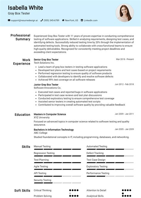 24 Functional Tester Resume Examples And Templates For 2025