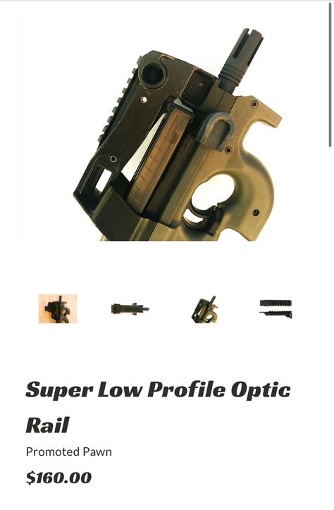 [wts] Promoted Pawn Super Low Profile Optic Rail 100 R Ps90