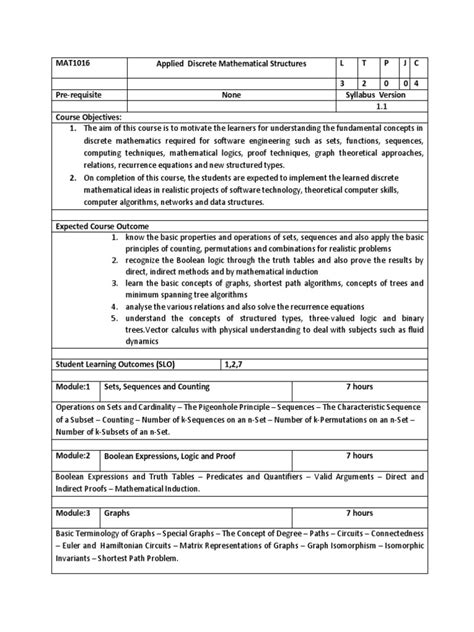 mat1016 applied discrete mathematical structures th 1 1 47 mat1016