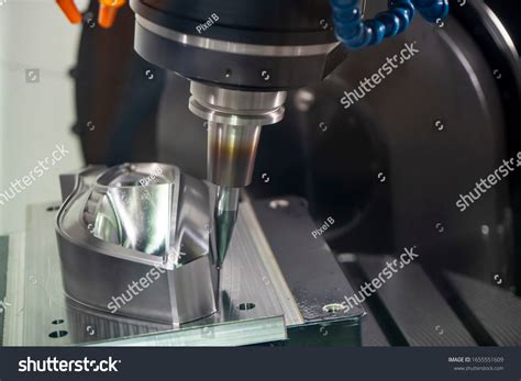 Axis Cnc Milling Machine Cutting Mold Stock Photo Edit Now