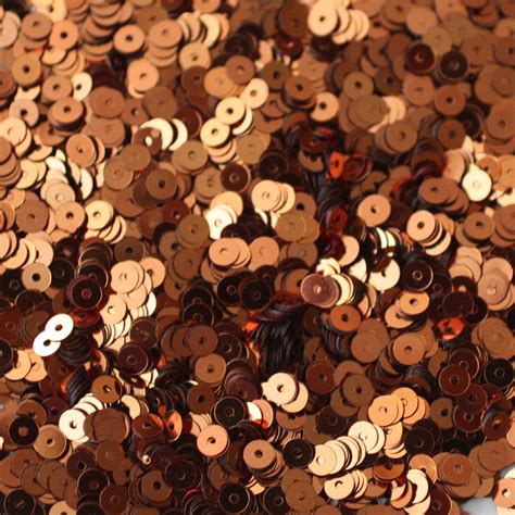 4mm Sequins Copper Metallic Sequinsusa