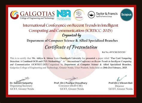 Research Ai Computervision Machinelearning Deeplearning Aditya Kumar Ishwar