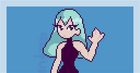 Cartoon Blue Haired Girl Dafunnimanのイラスト Pixiv