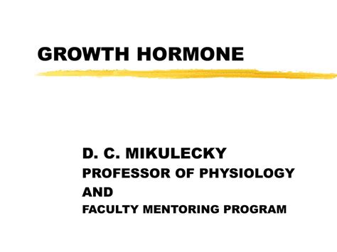 Ppt Growth Hormone Powerpoint Presentation Free Download Id671904