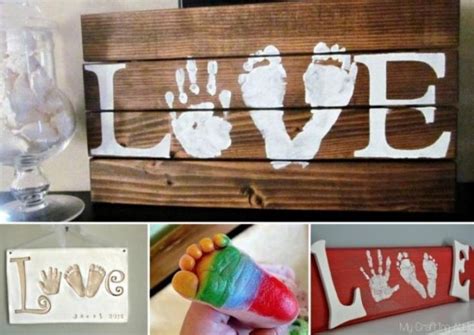 10 Nouveaux bricolages pour enfants à peindre avec pieds et mains pour