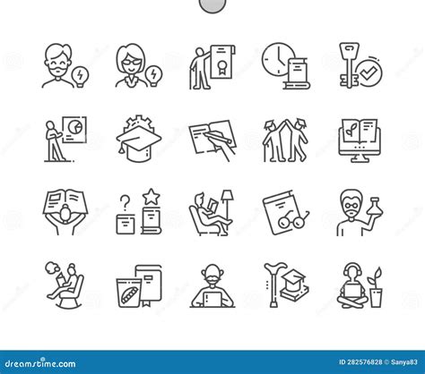 Adult Education Time Learning Stock Illustration Illustration Of