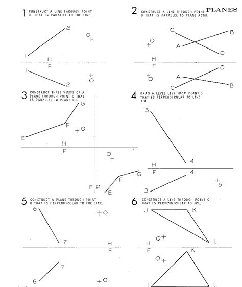 Solved 1 Construct A Line Through Point 0 That Is Parallel