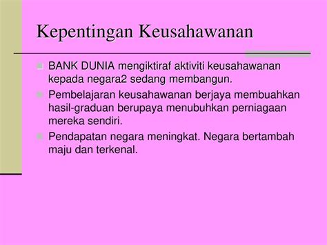 Kepentingan Konsep Asas Perniagaan Kepada Bakal Usahawan Rancangan