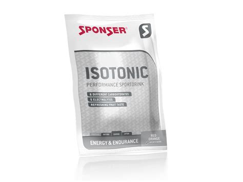 SPONSER Isotonic Sportdrink Red Orange | 60g Sachet, 1,55
