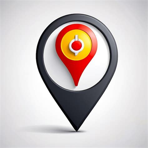 premium photo 3d gps icon pin marker location map pointers