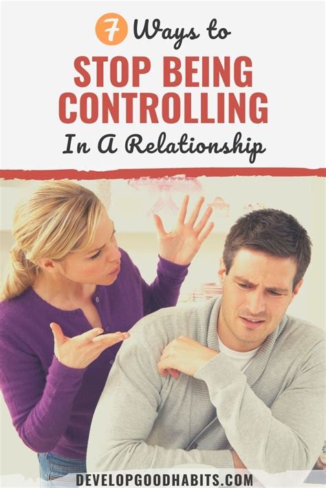 Ways To Stop Being Controlling In A Relationship Develop Good Habits