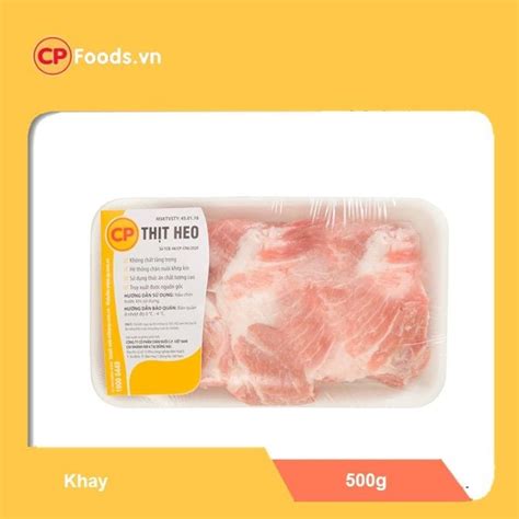 Nạc dăm heo CP khay g Thực phẩm sạch F