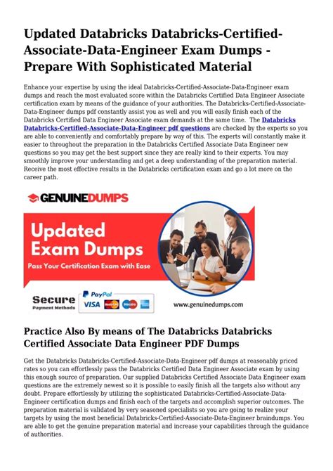 Ppt Databricks Certified Associate Data Engineer Pdf Dumps