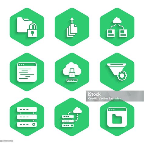 Set Cloud Computing Lock Network Cloud Connection Browser Files Filter