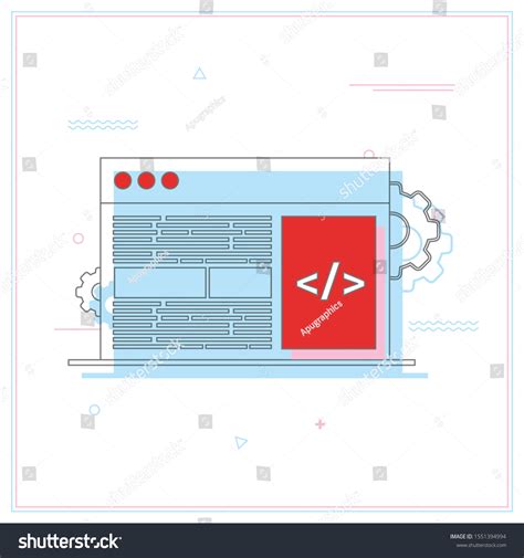 Programming Coding Best Programming Languages Flat Stock Vector Royalty Free